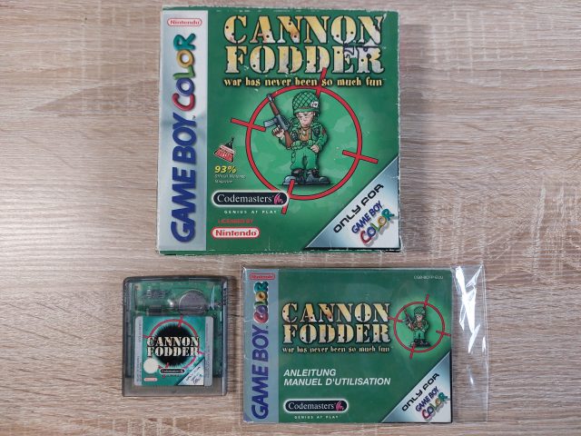 Cannon Fodder Game Boy Color - Nintendo Museum